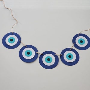Handcrafted Evil Eye Banner: Party Decor - Etsy