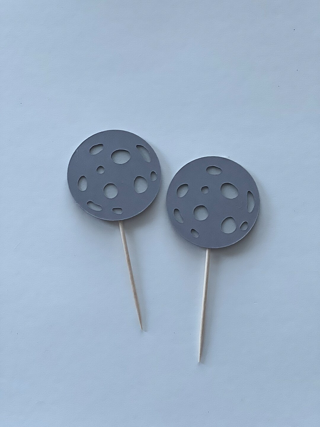 Moon Cupcake Toppers: Space Party Decorations - Etsy