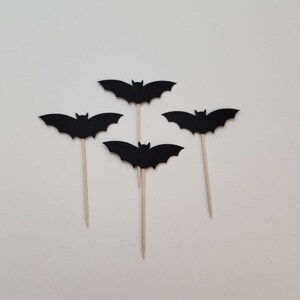 Bat Cupcake Toppers, Booday Cupcake Toppers, Vampire Bat Cupcake ...