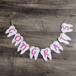 Tooth Banner, Dental Grad Banner, Dentist Banner, Tooth Custom Banner ...