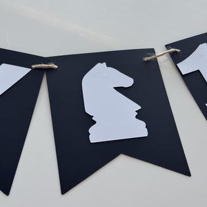 Chess Banner, Chess Birthday Banner, Chess Custom Banner, Chess Piece ...