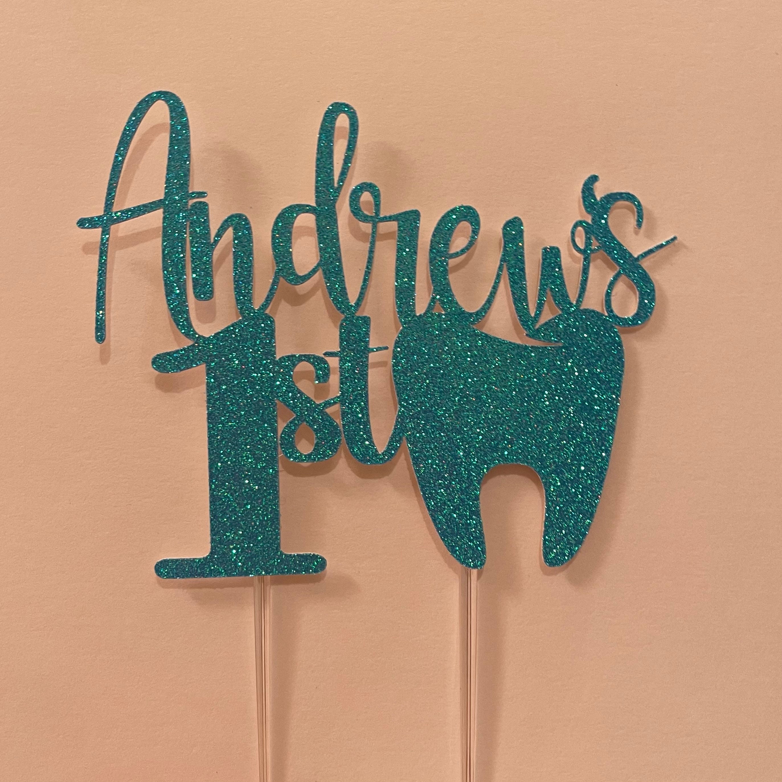 First Tooth Cake Topper Teething Cake Topper Tooth Cake - Etsy