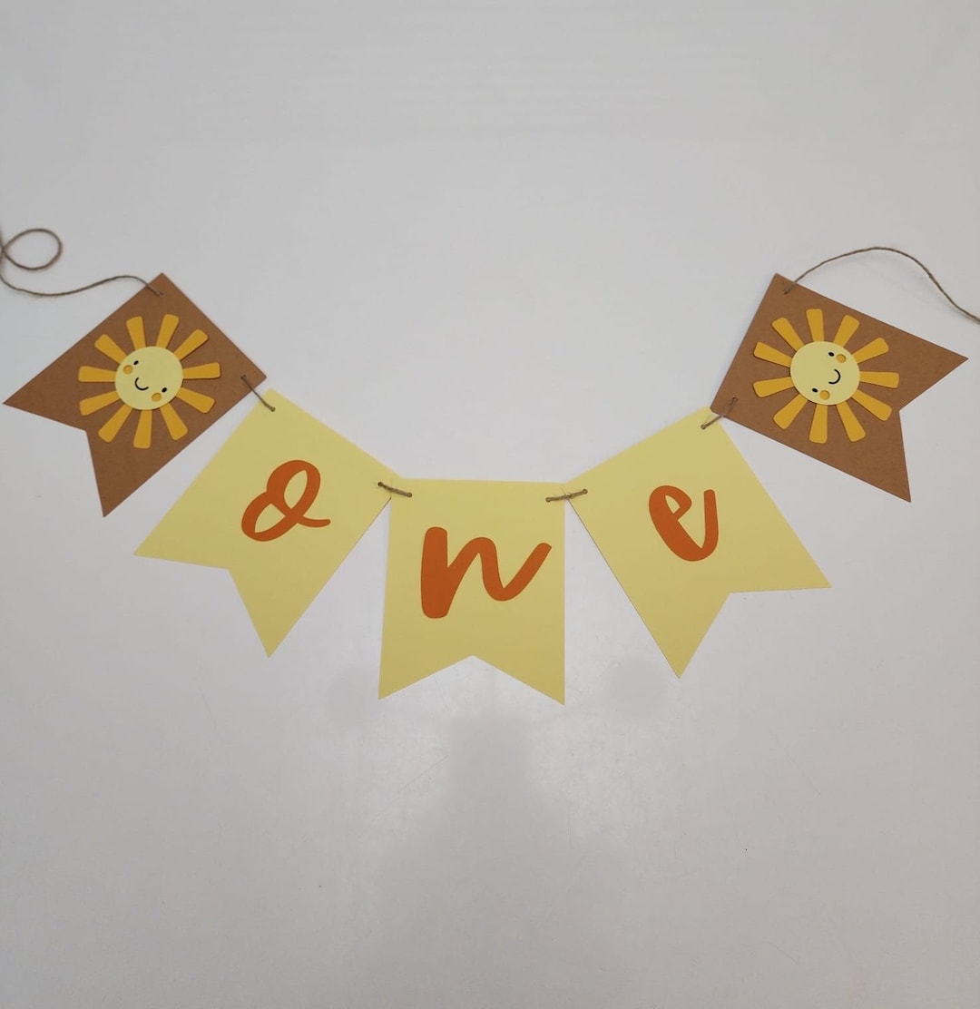 Sun Banner, First Trip Around the Sun Banner, Little Sunshine Banner ...