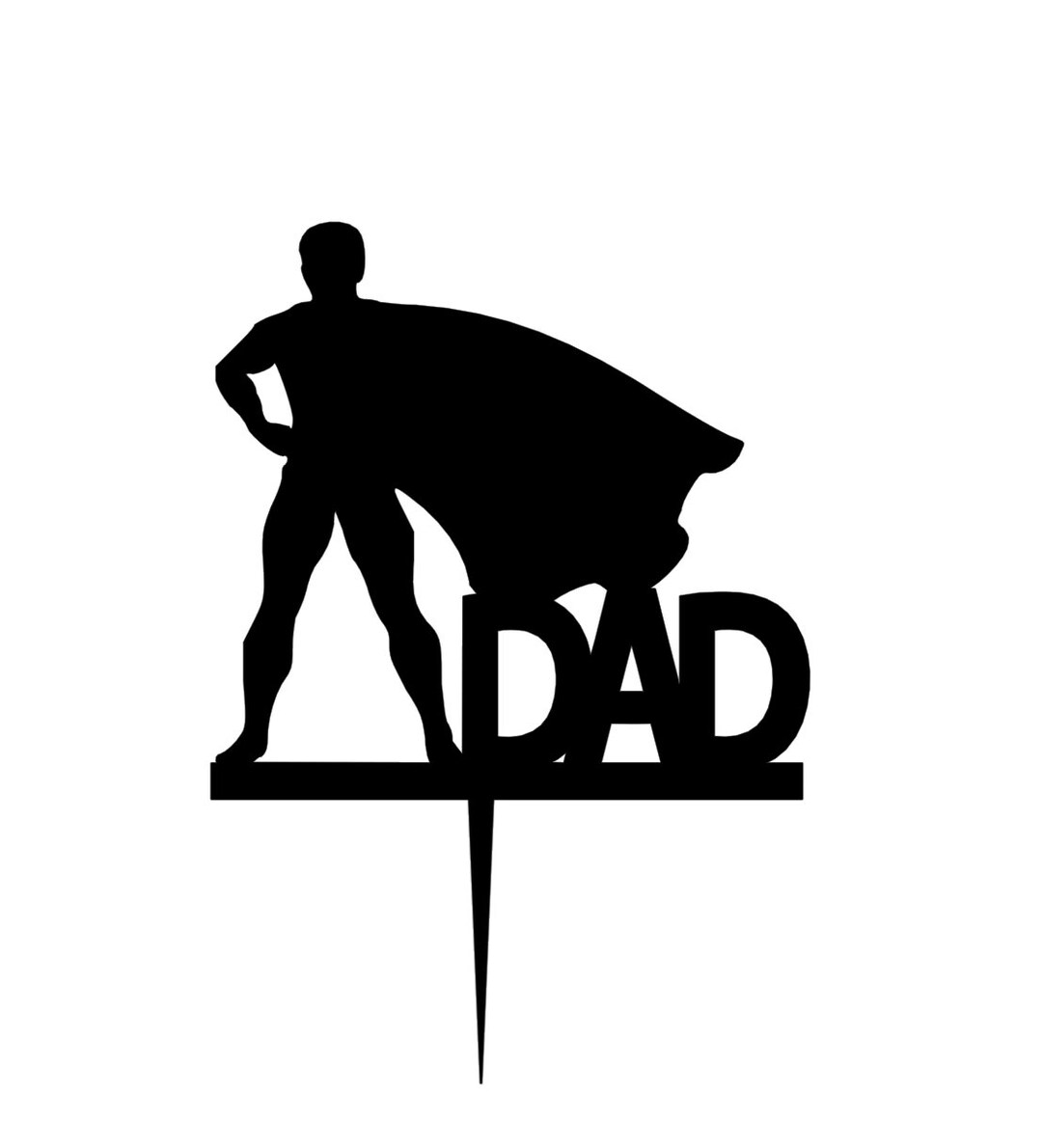 Dad Cake Topper, Daddy Cake Topper, Father Cake Topper, Fathers Day ...