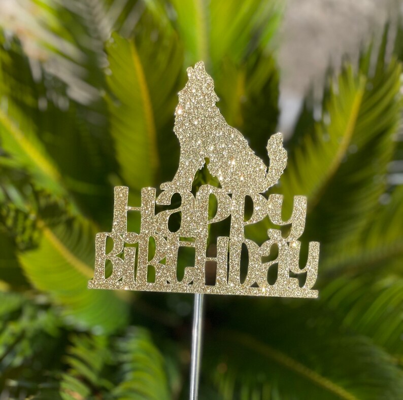 Wolf Topper Wolf Cake Topper Wolf Birthday Cake Topper - Etsy