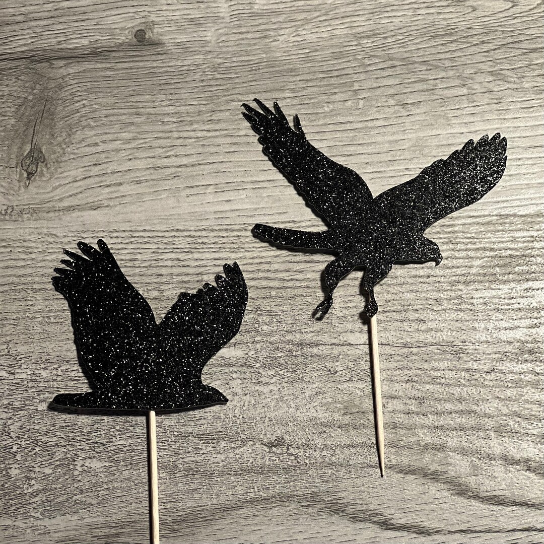 Eagle Cupcake Toppers, Eagle Cake Toppers, Bald Eagle Cupcake Toppers ...