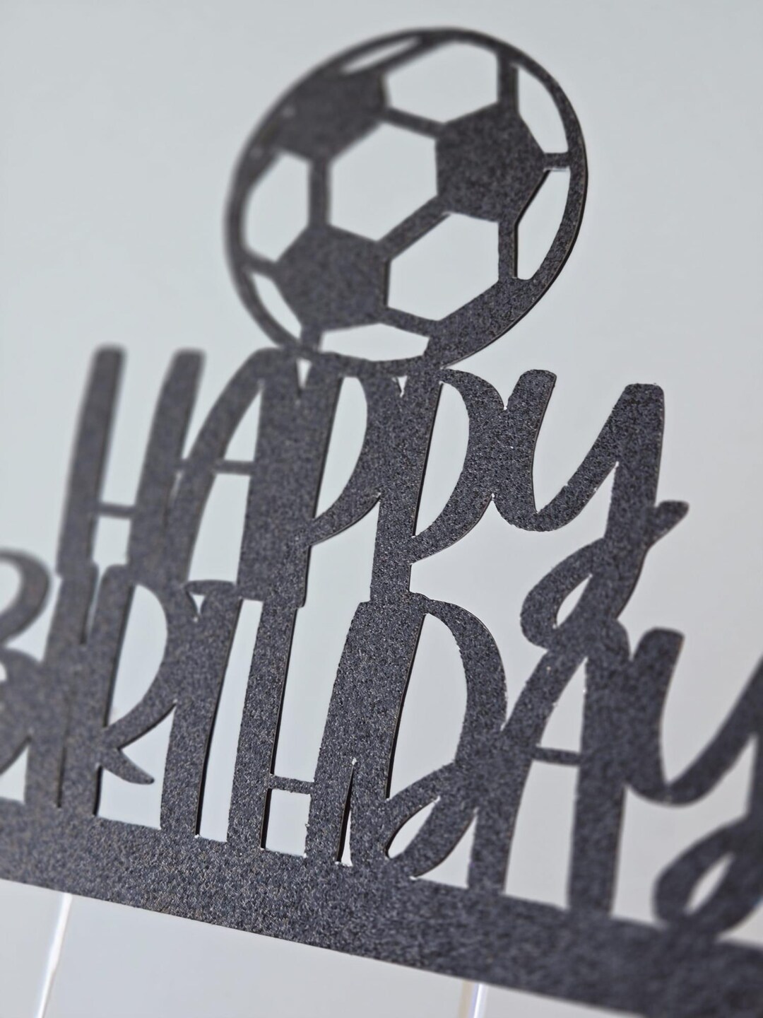 Soccer Birthday Cake Topper: Paper Party Decoration - Etsy