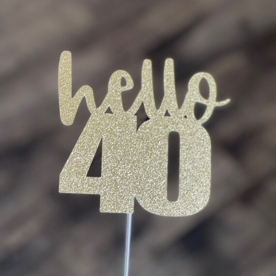 Forty Cake Topper40 Cake Topper Im 40 Cake Topper 40th - Etsy