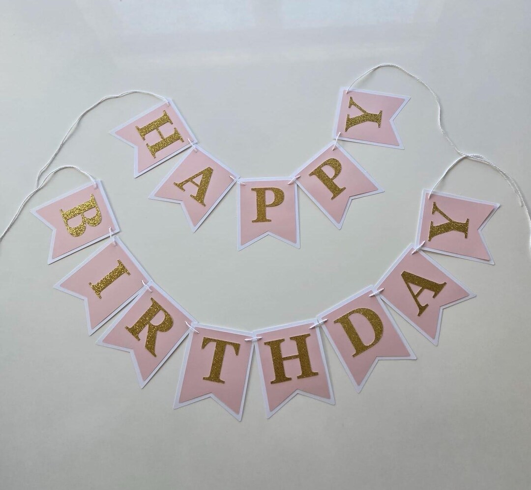 Birthday Banner, Happy Birthday Banner, Custom Banner, Personalized ...