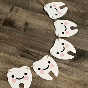 Tooth Banner, Smiling Tooth Banner, First Tooth Banner, Hanging Tooth ...
