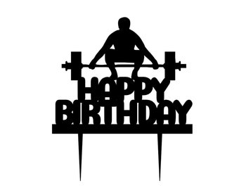 Personalised Acrylic Mens Weight Training Dumbell & Cable Fitness Gym ...