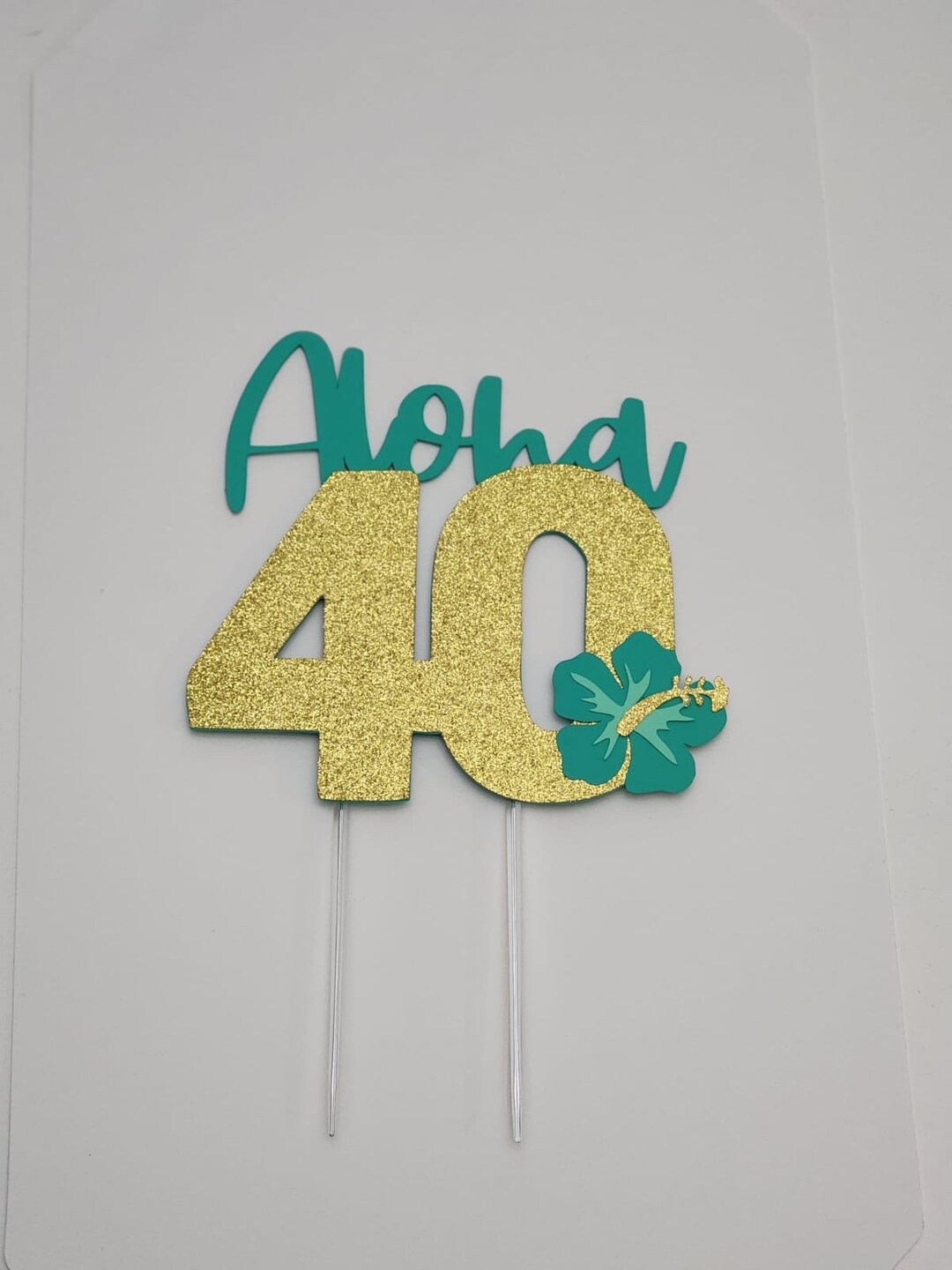 Aloha Cake Topper, Hawaiian Cake Topper, Luau Cake Topper, Hawaii Theme ...
