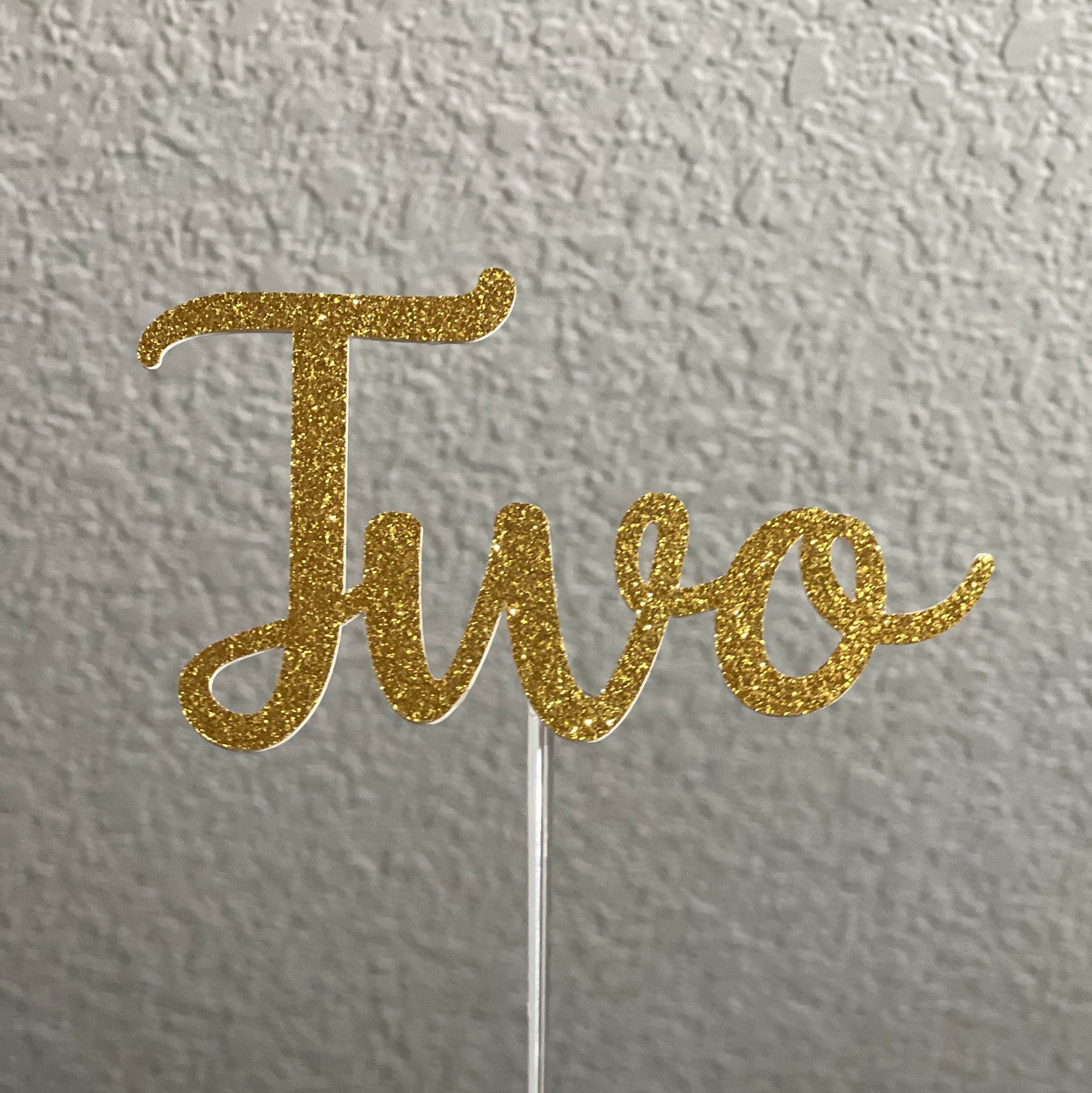 Second Birthday Cake Topper Two Birthday Cake Topper 2nd - Etsy