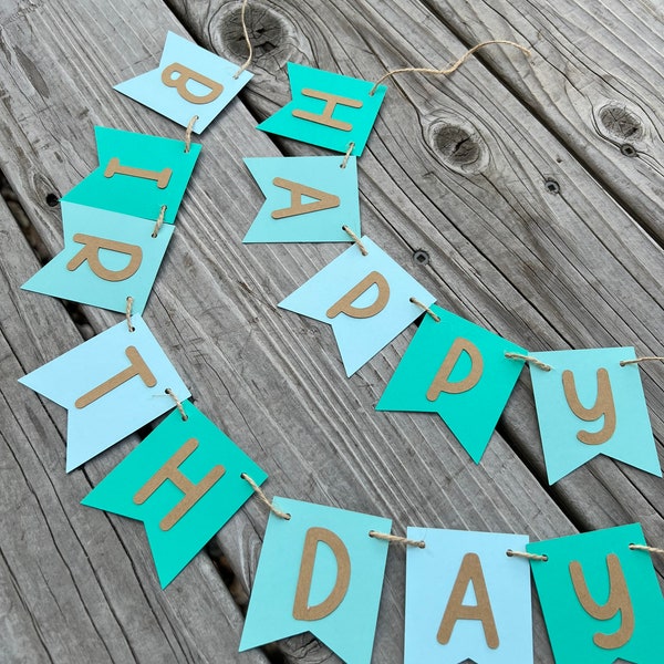 Turquoise Banner - Etsy
