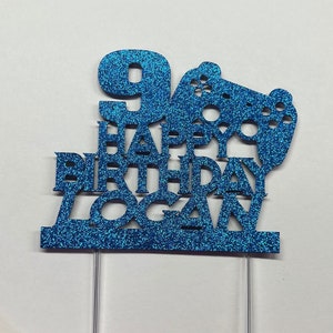Gaming Cake Topper, Gaming Birthday Cake Topper, Gamer Cake Topper ...