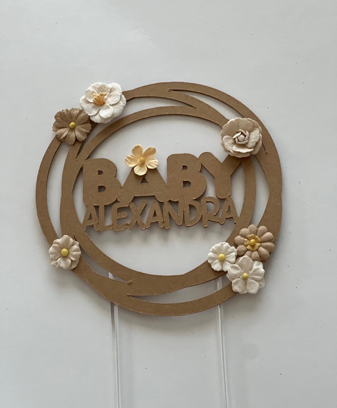 Rustic Cake Topper, Rustic Baby Shower Cake Topper, Rustic Baby Shower ...