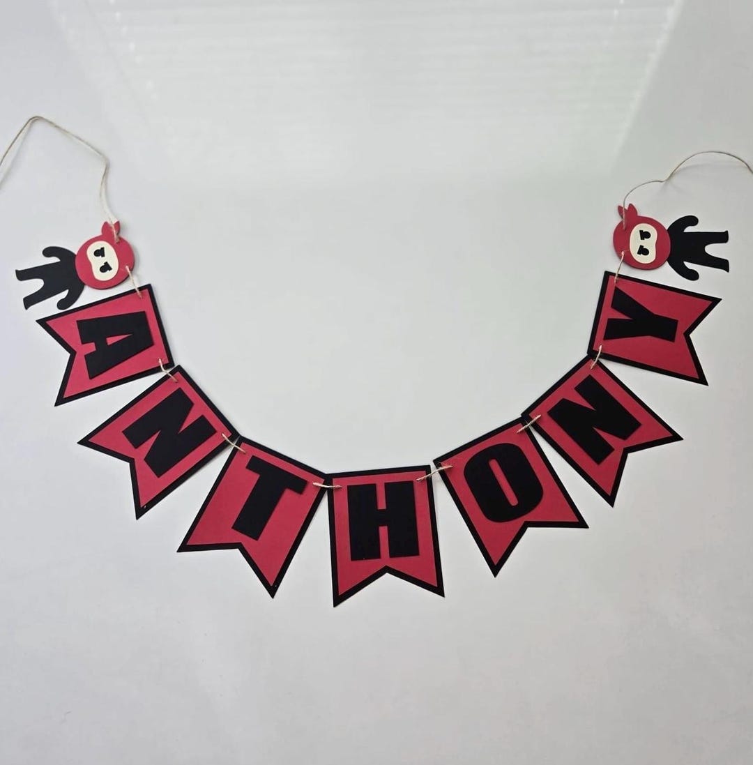 Ninja Banner, Ninja Birthday Banner, Ninja Party Decorations, Ninja ...