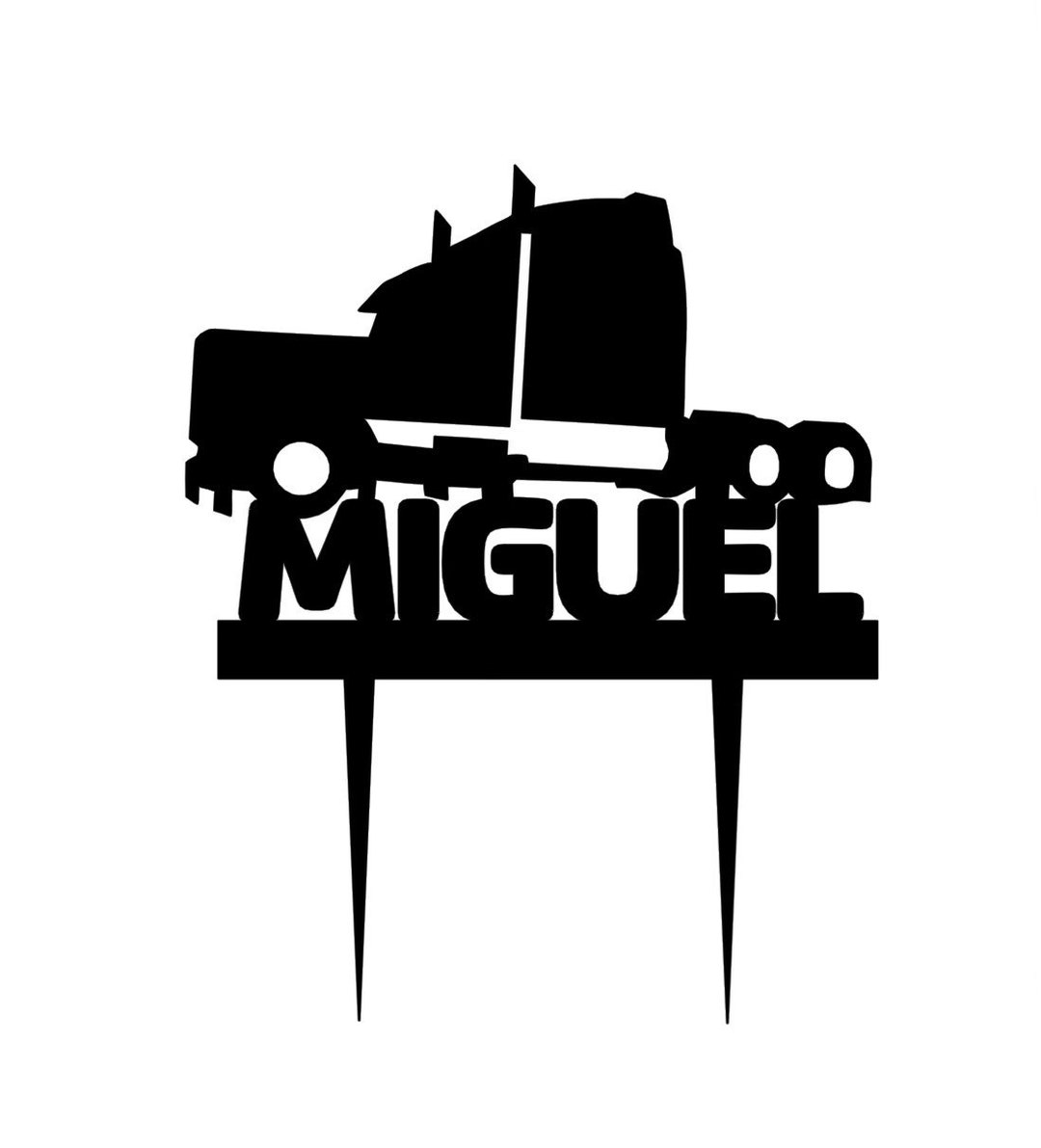 Trucker Cake Topper, Trucking Cake Topper, Semi Truck Cake Topper ...