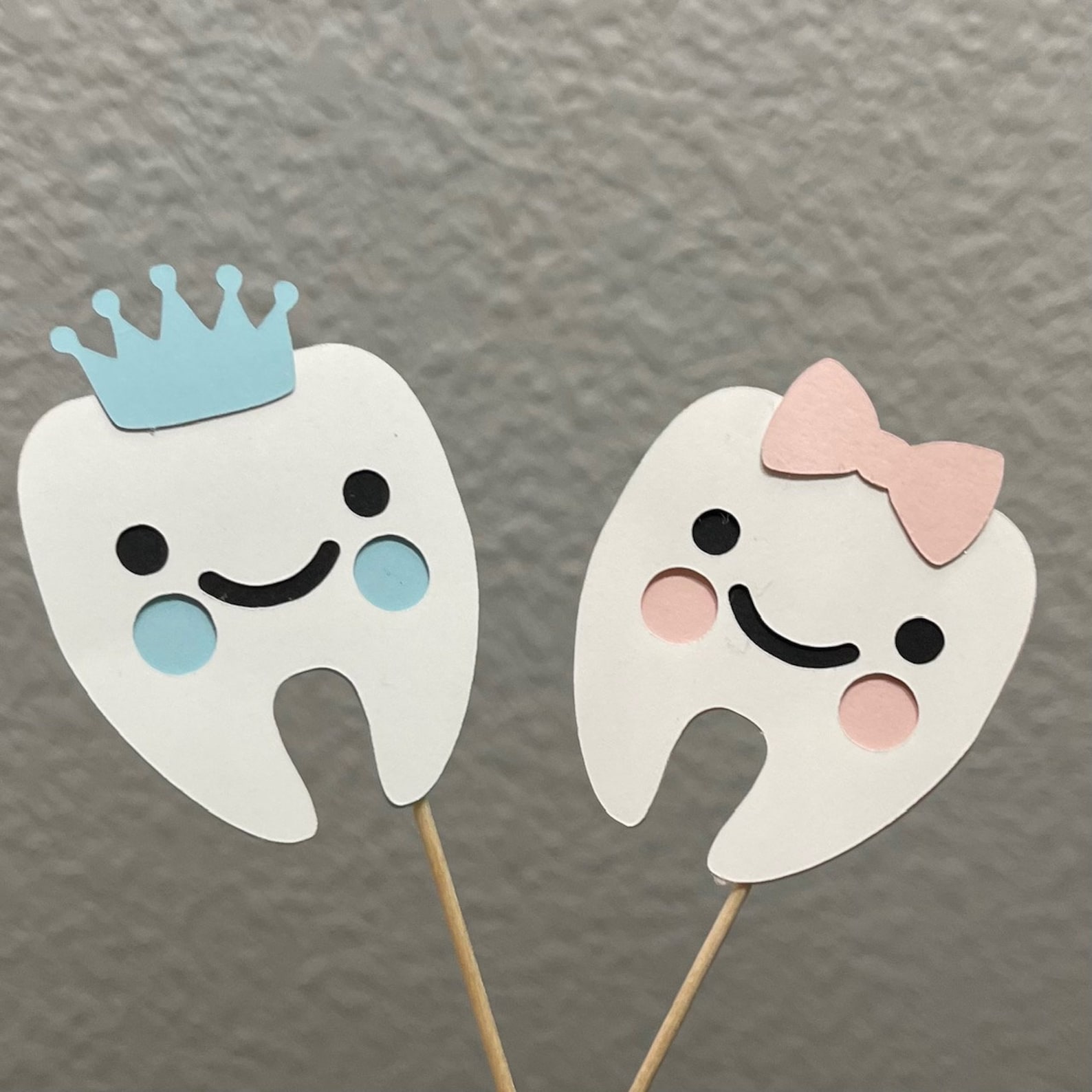 Tooth Cupcake Toppers First Tooth Cupcake Toppersdental - Etsy