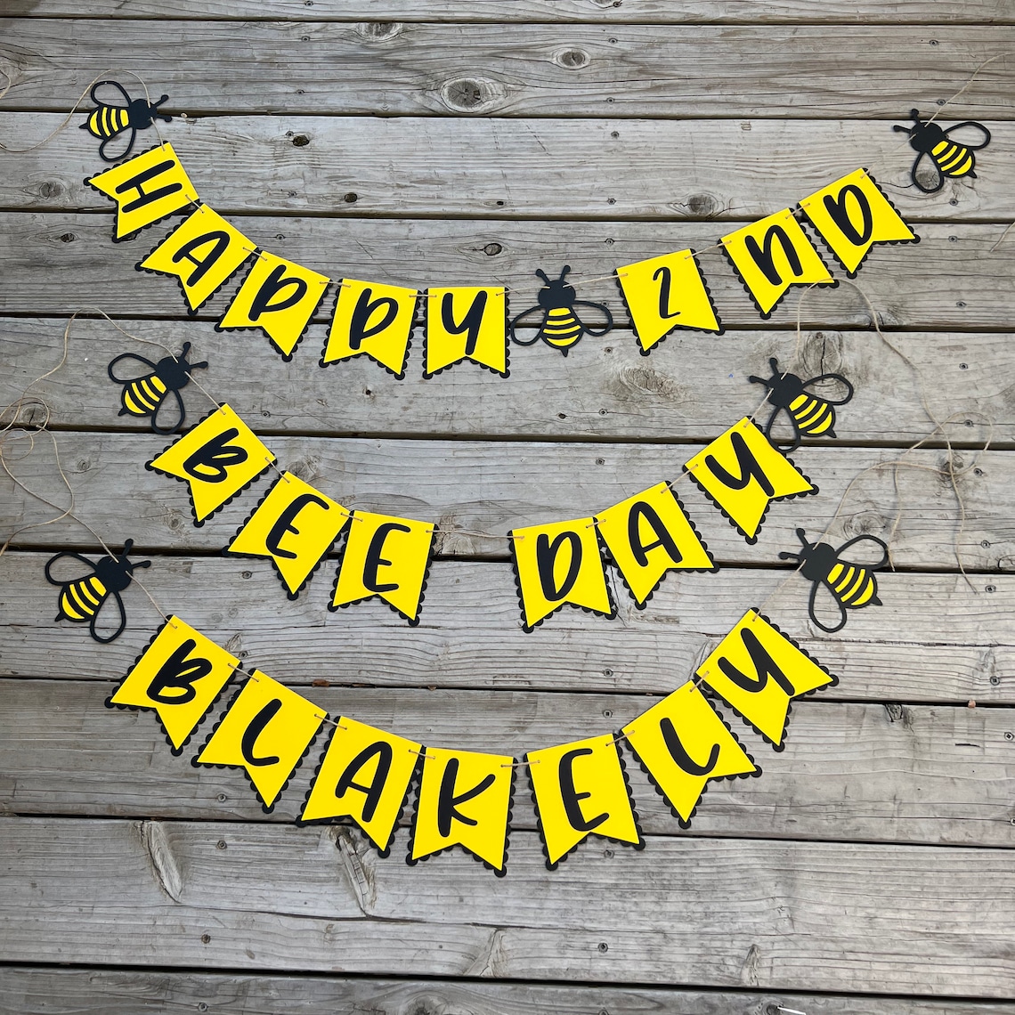 Bee Banner Bumblebee Banner Bee Birthday Banner Bumblebee - Etsy