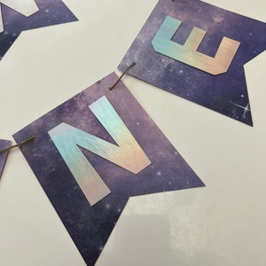 Space Banner, Space Theme Banner, Galaxy Banner, Galaxy Birthday Banner ...