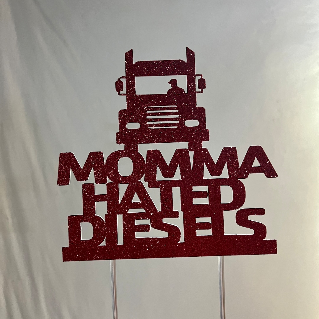Trucker Cake Topper, Trucking Cake Topper, Semi Truck Cake Topper ...