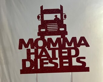 Truck Driver Retirement Birthday Cake Topper, Trucker Cake Topper, 18 ...