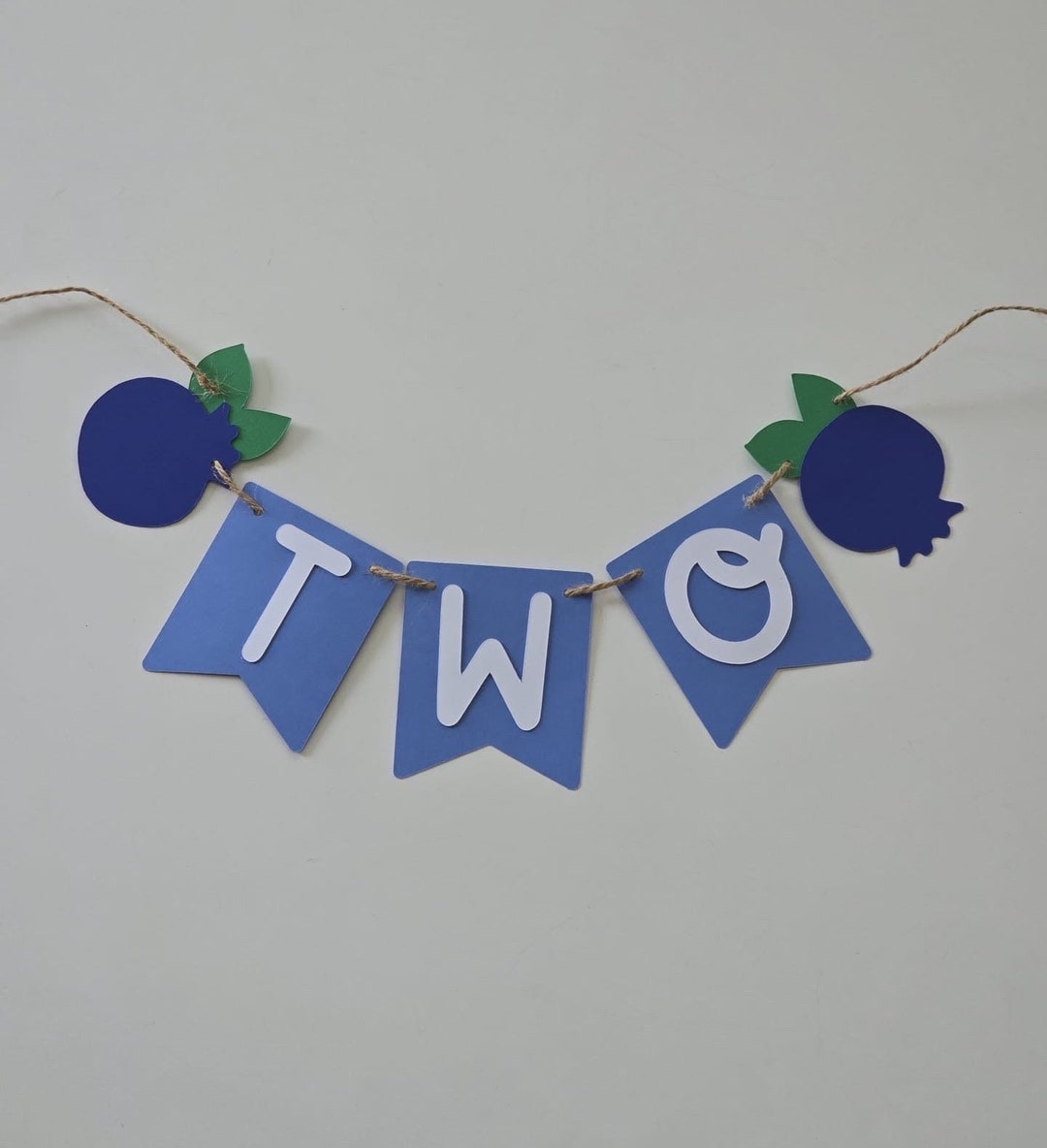 Blueberry Banner, Berry Birthday Banner, Second Birthday Banner, Two ...