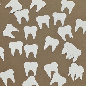 Tooth Confetti: Dentist, First Tooth Party Decor (150 Pieces) - Etsy