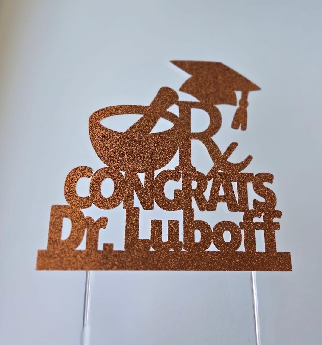 Pharmacist Graduation Cake Topper: Pharmacy School Celebration - Etsy