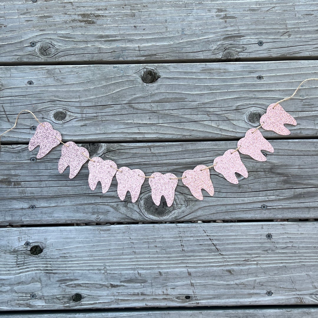 Tooth Banner, Smiling Tooth Banner, First Tooth Banner, Hanging Tooth ...