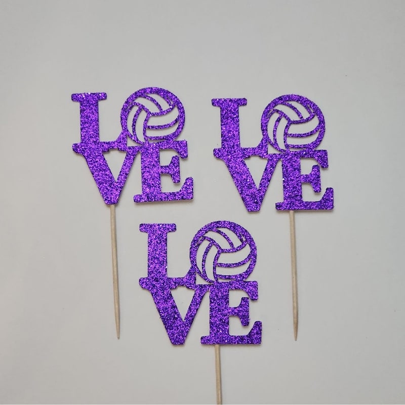 Volleyball Cupcakes - Etsy