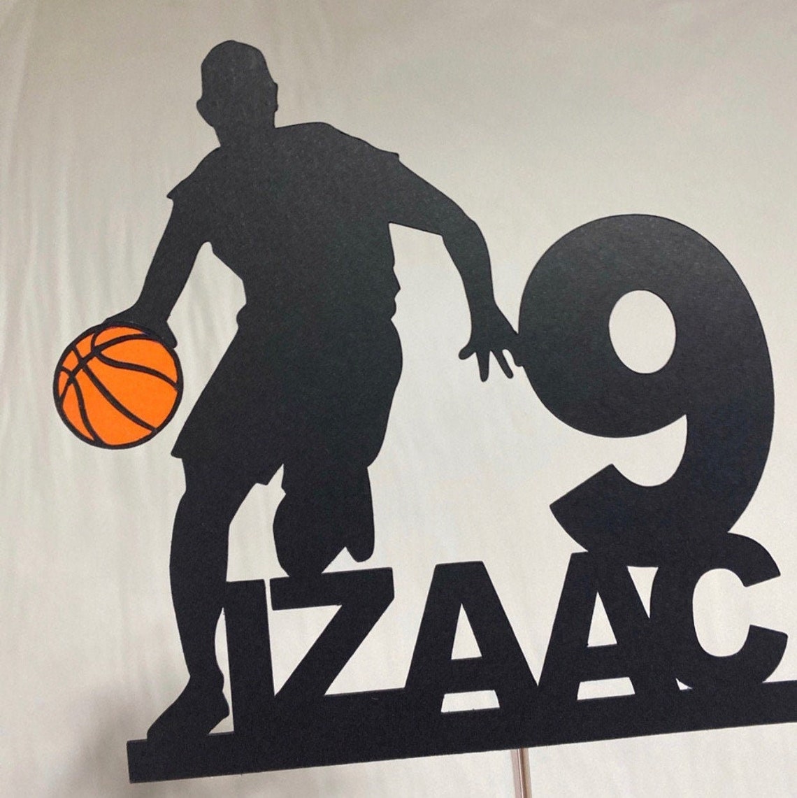 Basketball Cake Topper Basketball Player Cake Topper | Etsy