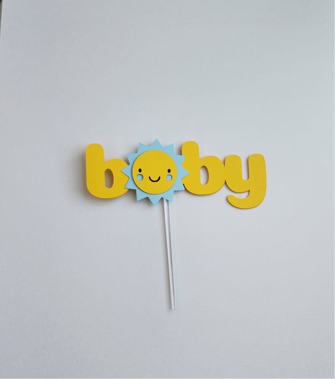 Sun Cake Topper, Sunny Cake Topper, Sunshine Cake Topper, Sun Baby ...