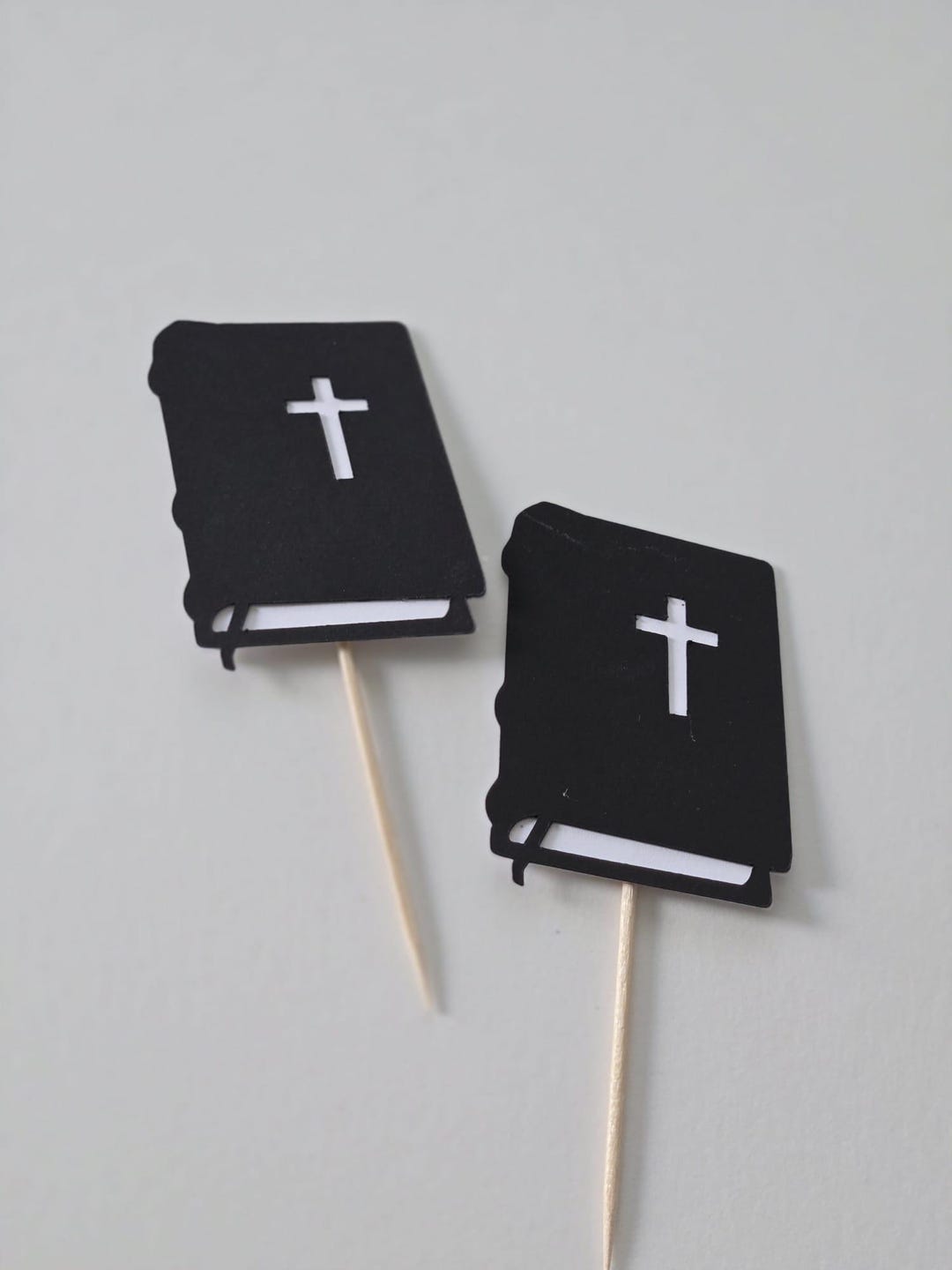 Bible Cupcake Toppers: Christian Book Party Decorations - Etsy