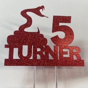 Snake Cake Topper, Snake Lover Cake Topper, Snake Birthday Cake Topper ...