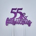 55th Birthday Cake Topper, Seventy Cake Topper, 55 Cake Topper, 55 and ...