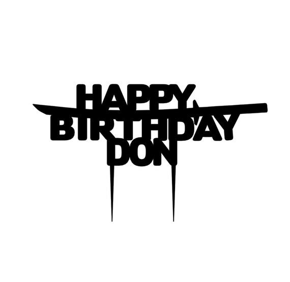 Sword Cake Topper Sword Birthday Cake Topper Katana Cake | Etsy