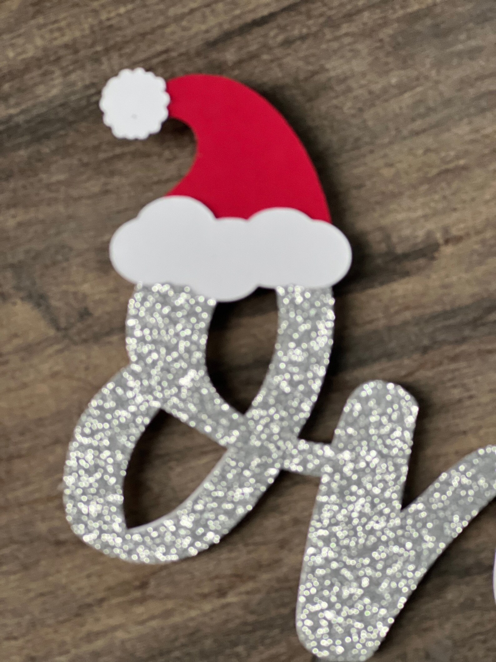 Santa Hat "one" Cake Topper: Christmas 1st Birthday - Etsy