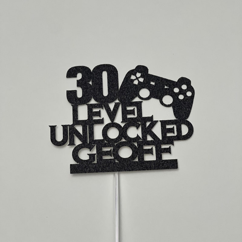 Gaming Cake Topper - Etsy