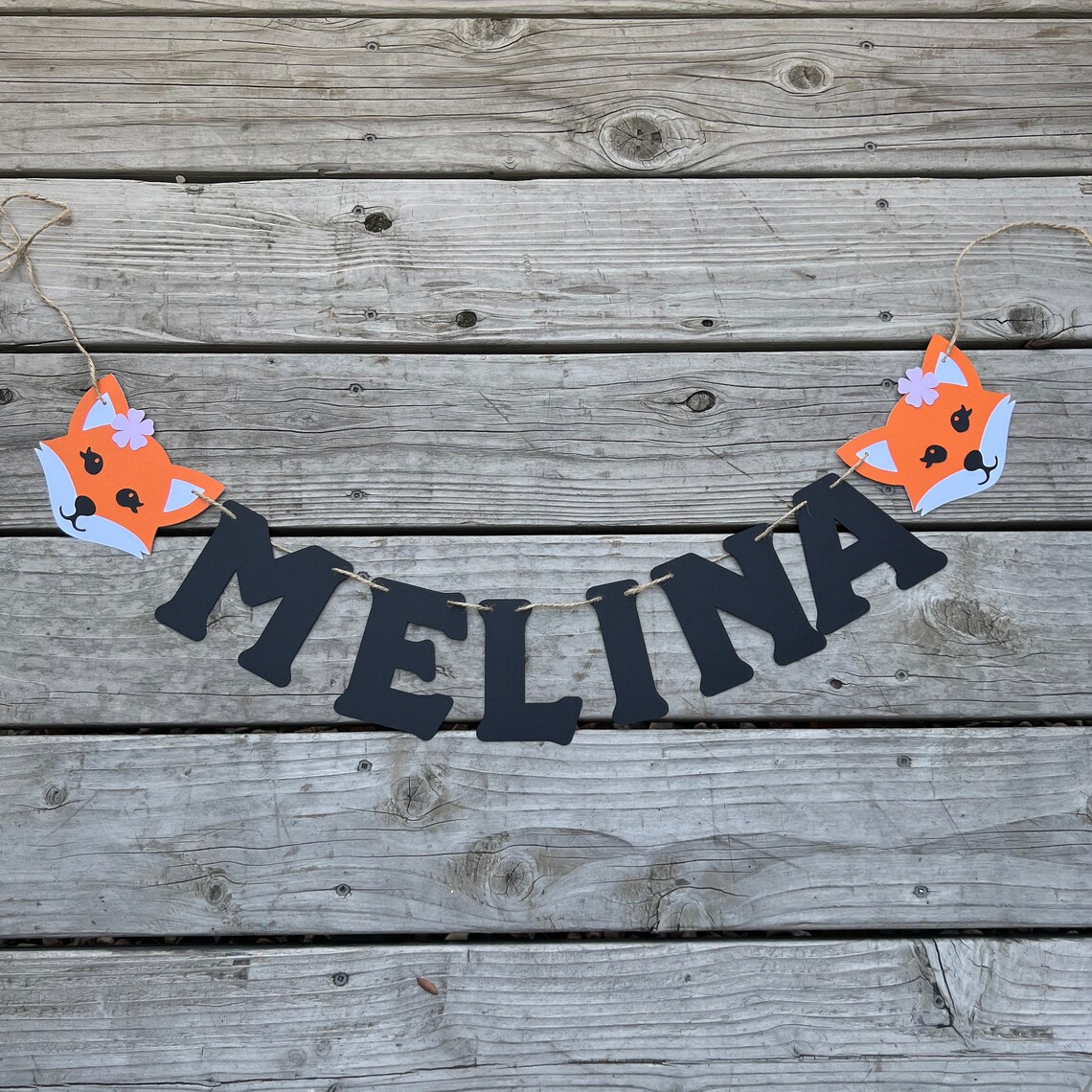 Fox Banner Fox Birthday Banner Little Fox Banner Little Fox - Etsy