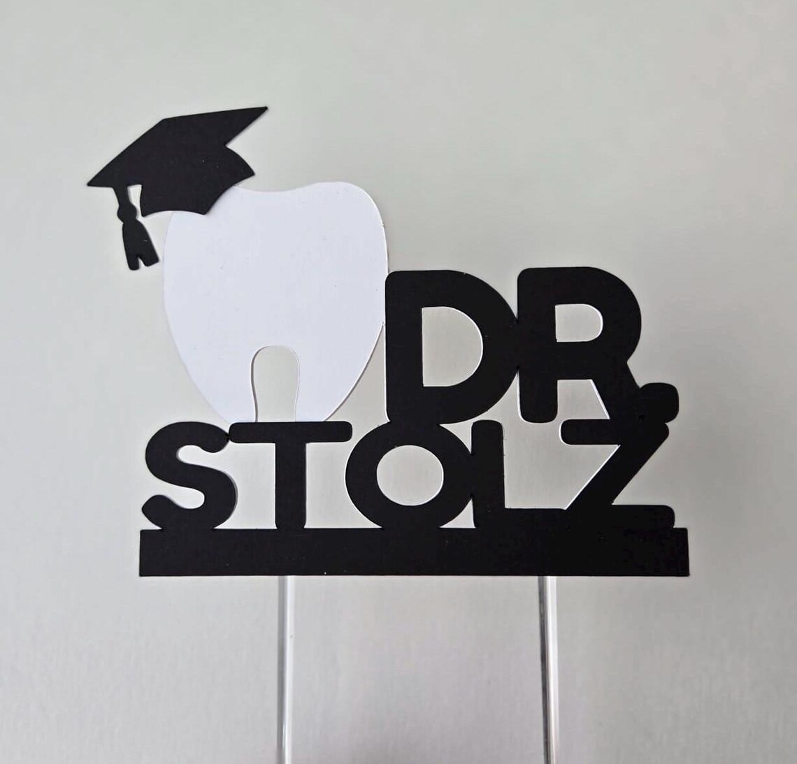 Dental Grad Cake Topper: Dentist Graduation Party Decor - Etsy