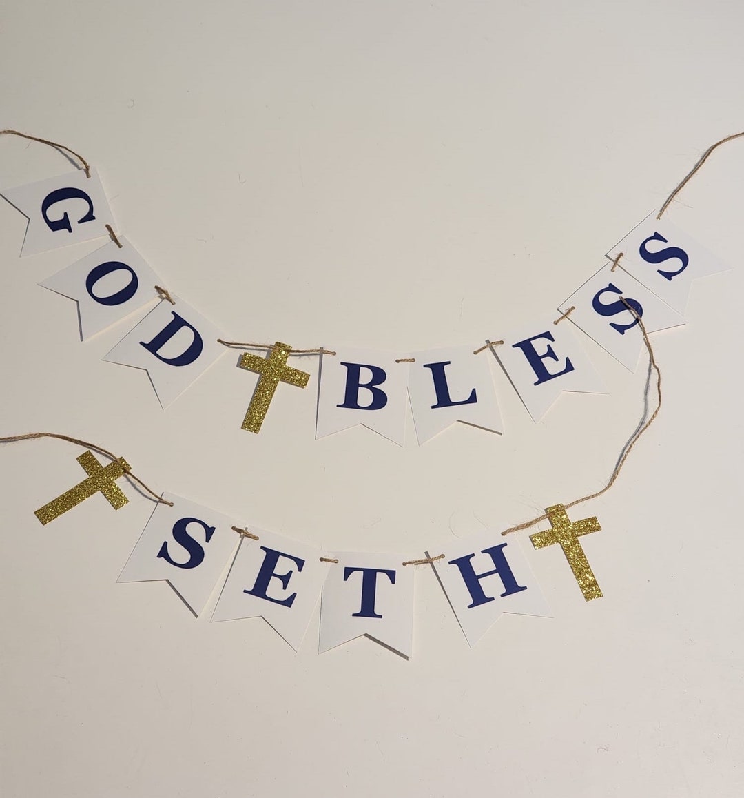 God Bless Banner Bless Banner Christening Banner Baptism - Etsy