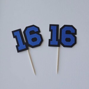 16 Cupcake Topper, Sixteenth Birthday Cupcake Toppers, 16 Toppers, 16th ...