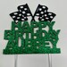 Racing Cake Topper Racing Flags Cake Topper Finish Line Cake - Etsy