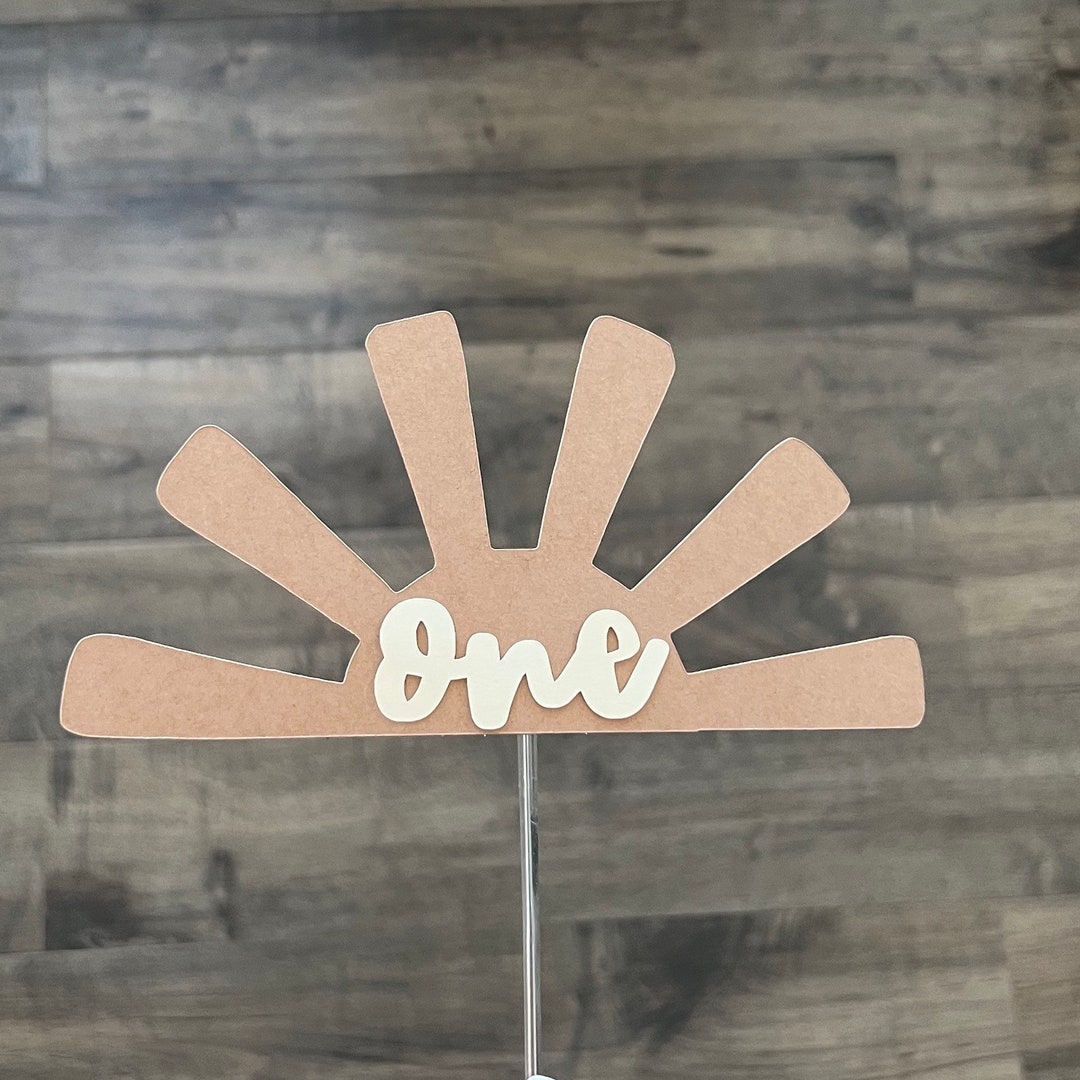 Sun Cake Topper, Sunny Cake Topper, Sunrise Cake Topper, Sunset Cake ...