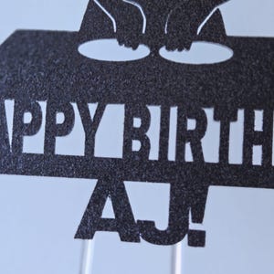 Dj Cake Topper, Disk Jockey Cake Topper, Dj Birthday Cake Topper, Dj ...