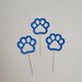 Paw Cupcake Toppers, Paw Cake Toppers, Paw Cupcake Toppers, Paw Print ...