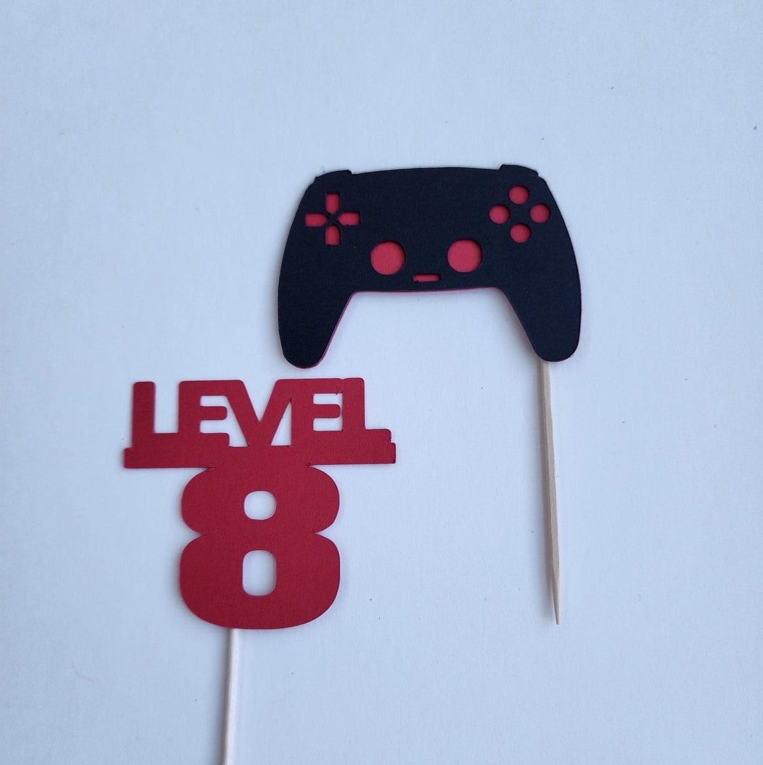 Video Games Cupcake Toppers, Gamer Cupcake Toppers, Gaming Cupcake ...