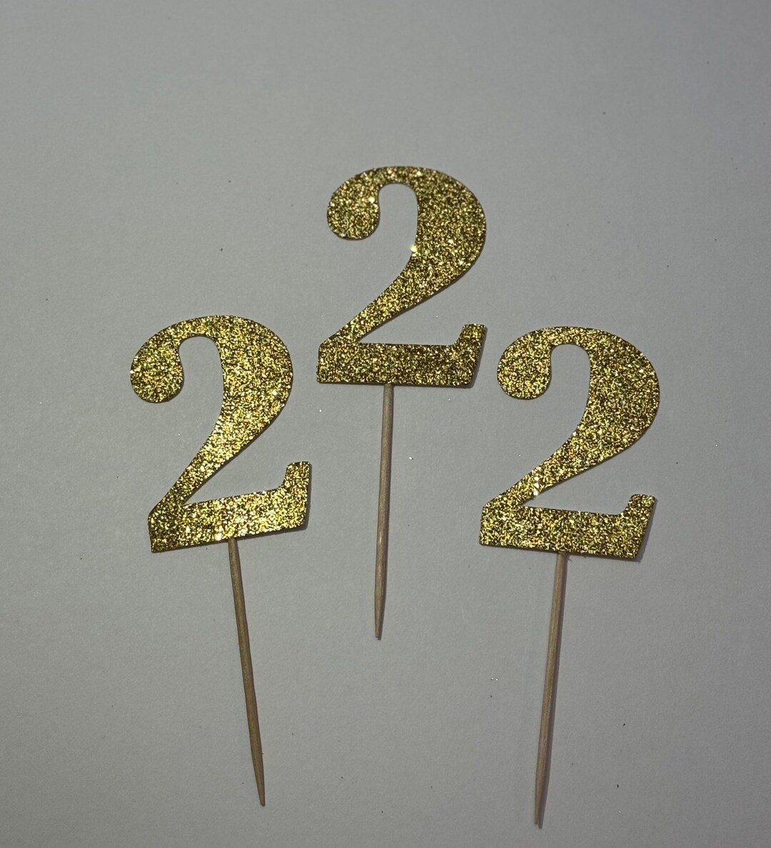 Two Cupcake Topper, Second Birthday Cupcake Toppers, Two Cupcake ...